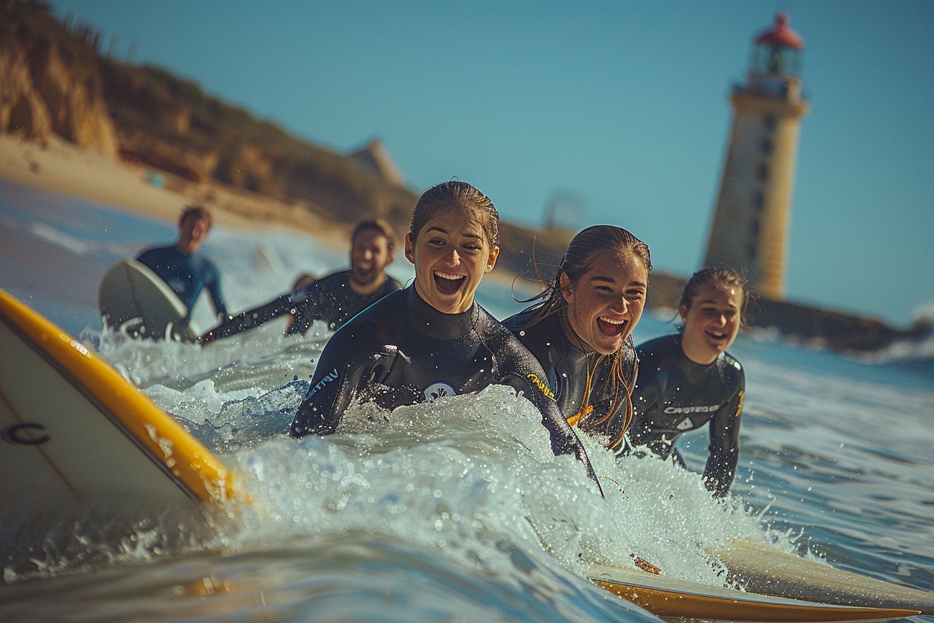 Surf entre amis : découvrez nos cours collectifs pour adultes à ...